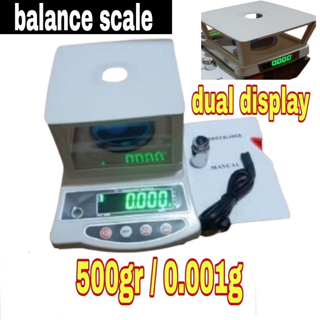 Jual timbangan digital 1mg 500gr 0.001g timbangan analitik lab emas ...