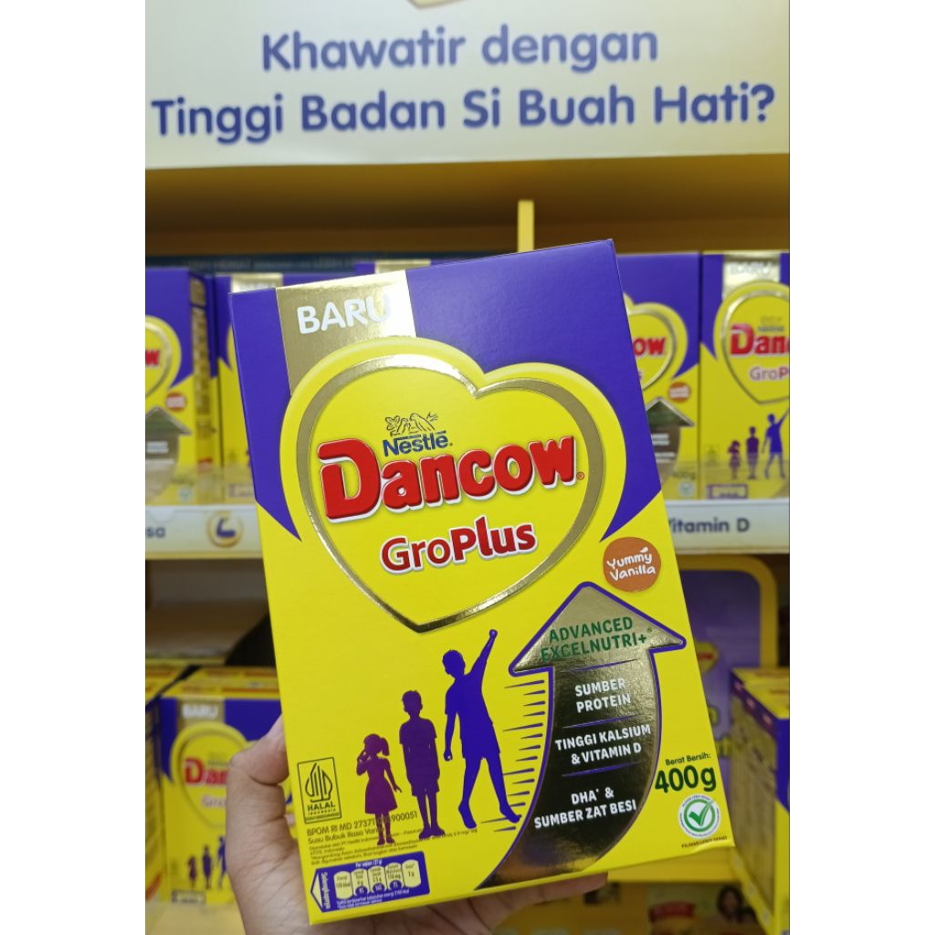 Jual Dancow GroPlus 400gr free hadiah | Shopee Indonesia