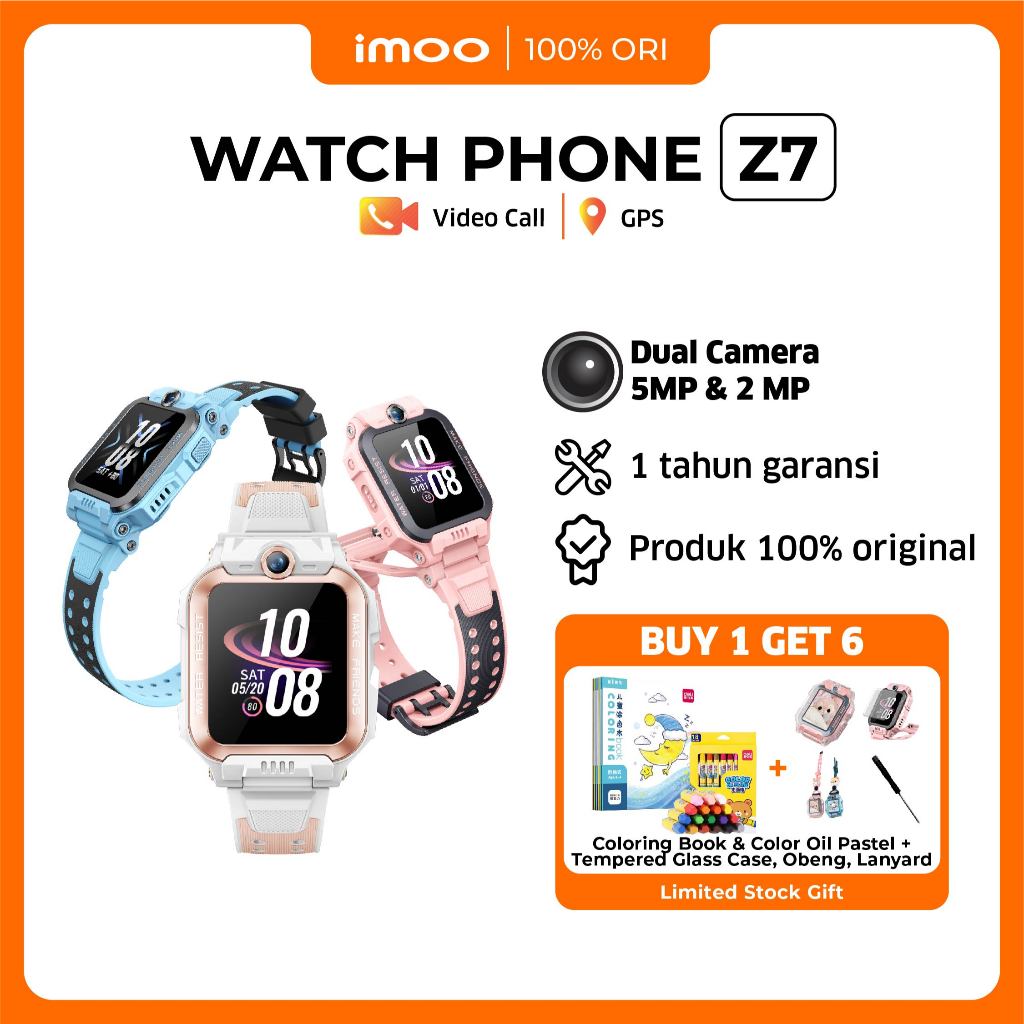 Jual 【imoo 100% Original】imoo Watch Phone Z7 BLUE (Z6 UPGRADE) Front ...