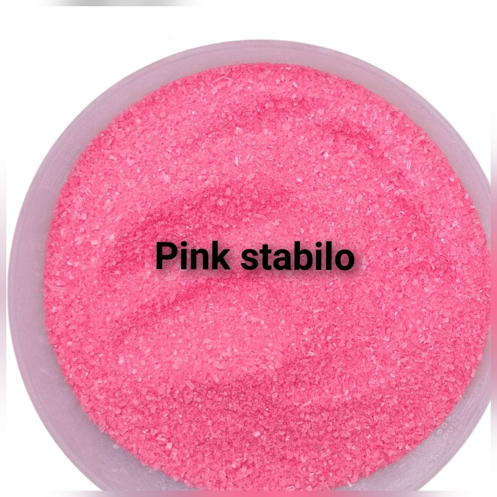 Jual 1kg pasir silika warna pink stabilo/Pasir silika warna/Pasir ...