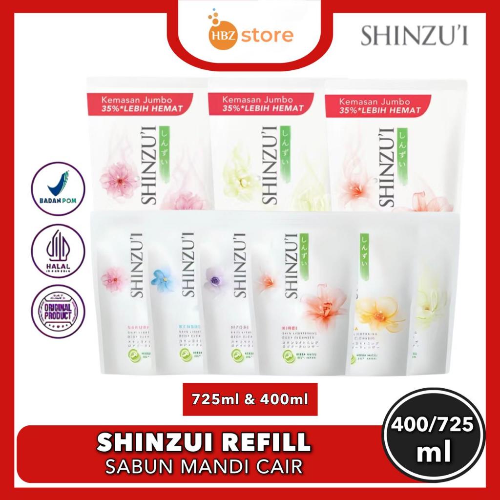 Jual Shinzui Sabun Cair Refill 400ml & 725ml - All Variant | Shopee ...
