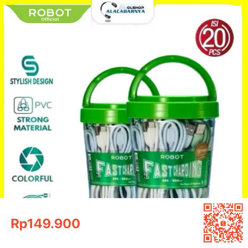 Jual Kabel data robot ( 1pcs ) RBC100 ll Type-c RBM100 ll micro USB ...