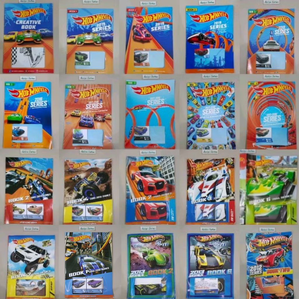 Jual buku daftar mobil hotwheels hot wheels creative book 2012 2013 ...
