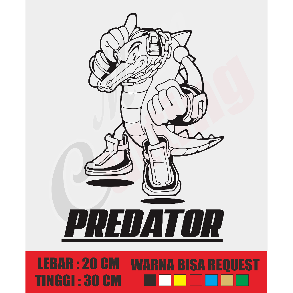 Jual Cutting Sticker Buaya / Sticker Body, Kaca Mobil Untuk Semua Jenis ...