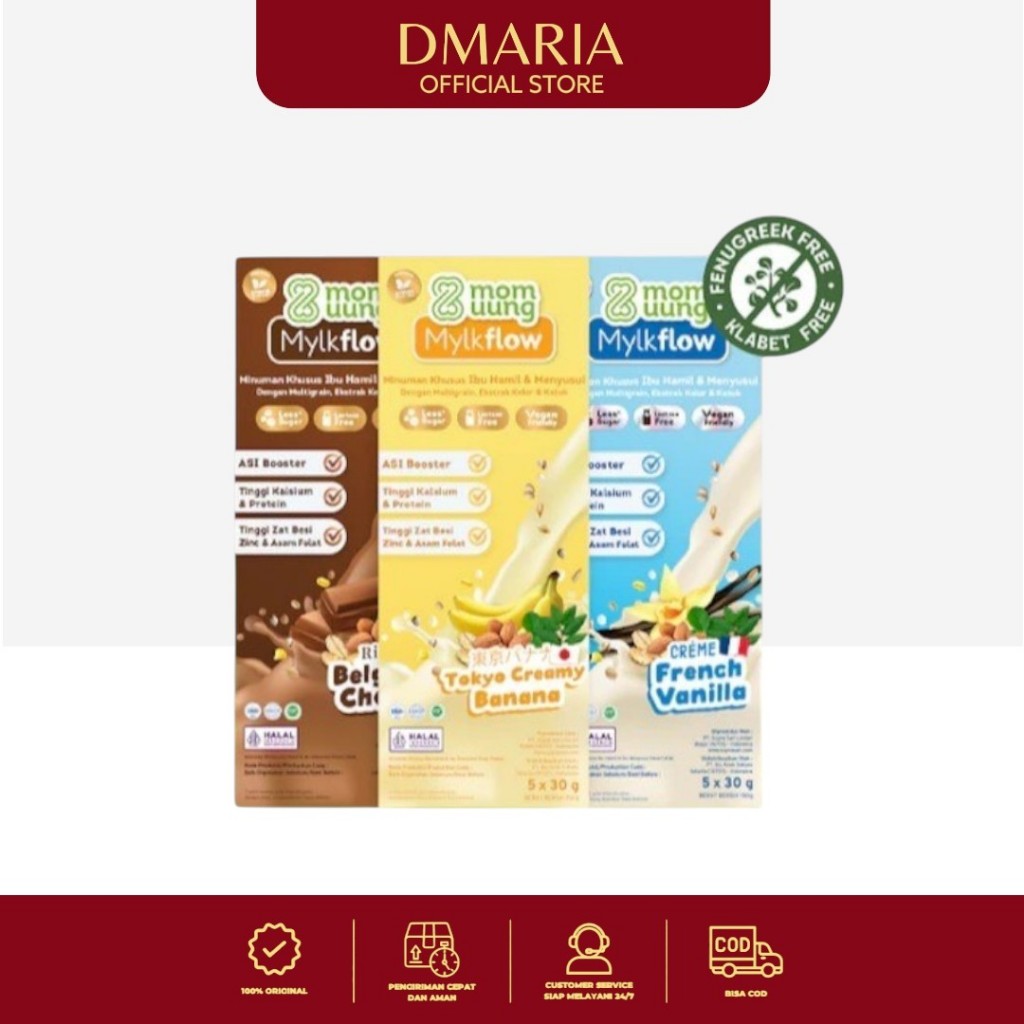 Jual Mom Uung Susu Mylkflow 5 Sachet - Susu Pelancar ASI Halal & BPOM ...