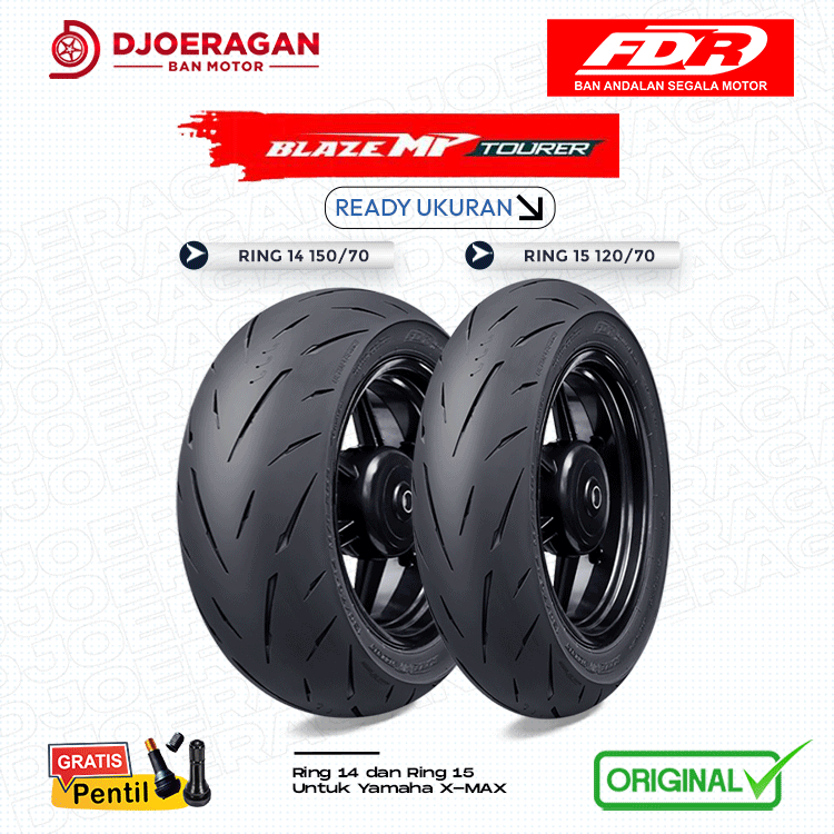Jual Paket Ban Motor Tubeless FDR Ultimate Blaze Generasi 2 (Gen-2 ...