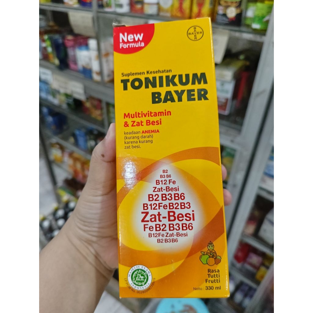 Jual Tonikum Bayer 330ml Multivitamin, mineral dan zat besi | Shopee Indonesia