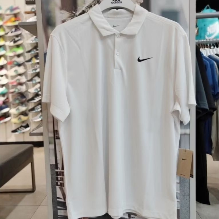 Jual Baju Polo - NIKE DRI-FIT Polo Solid - White [DH0858-100 ...
