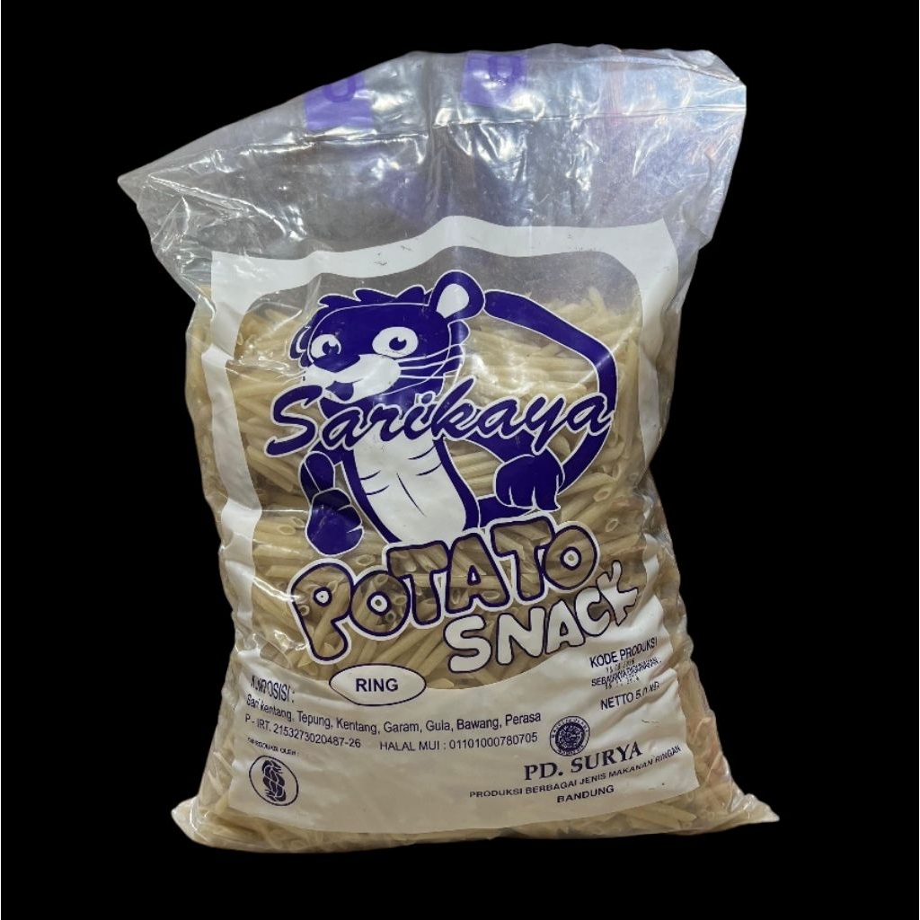 Jual Kerupuk Kentang / Kerupuk Potato Merk Sarikaya Repack 500 gram ...