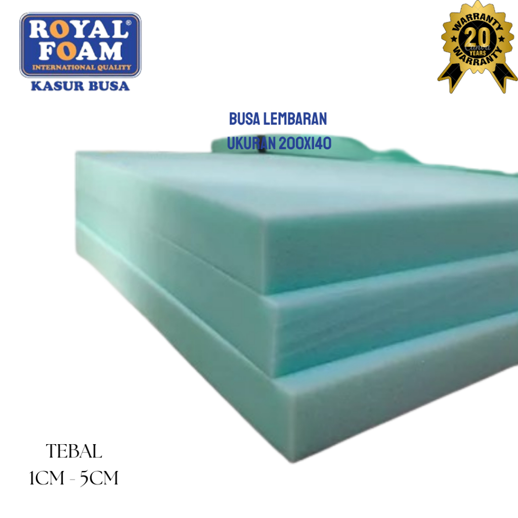 Jual Busa Kasur Lembaran Royal Foam Tebal 4cm Warna hijo Menambah ...