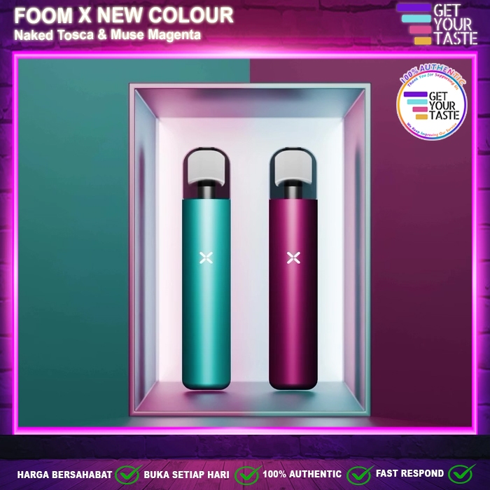 Jual Foom X Naked Tosca & Muse Magenta Pod Kit Authentic By Foom Lab ...