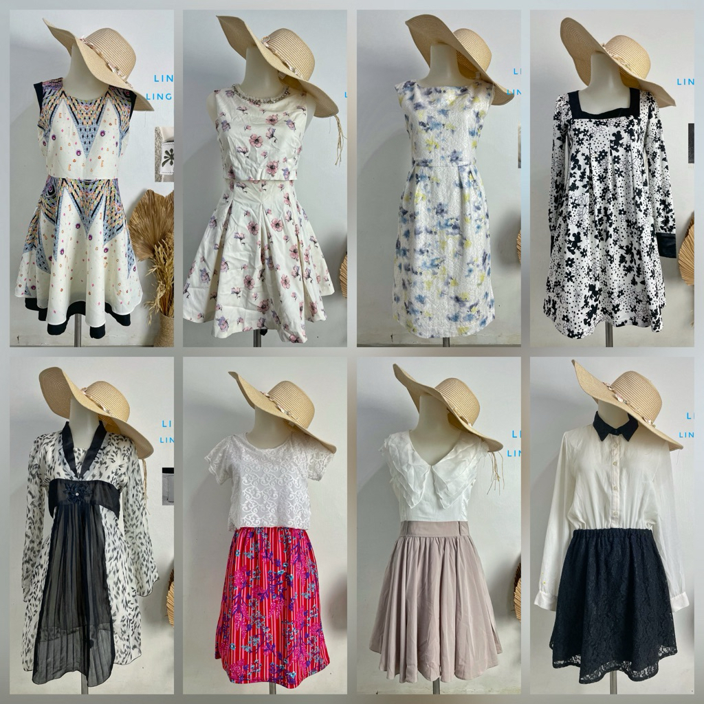 Jual Dress Preloved Wanita Elegan / Dress trift / Dress Vintage / Dress ...