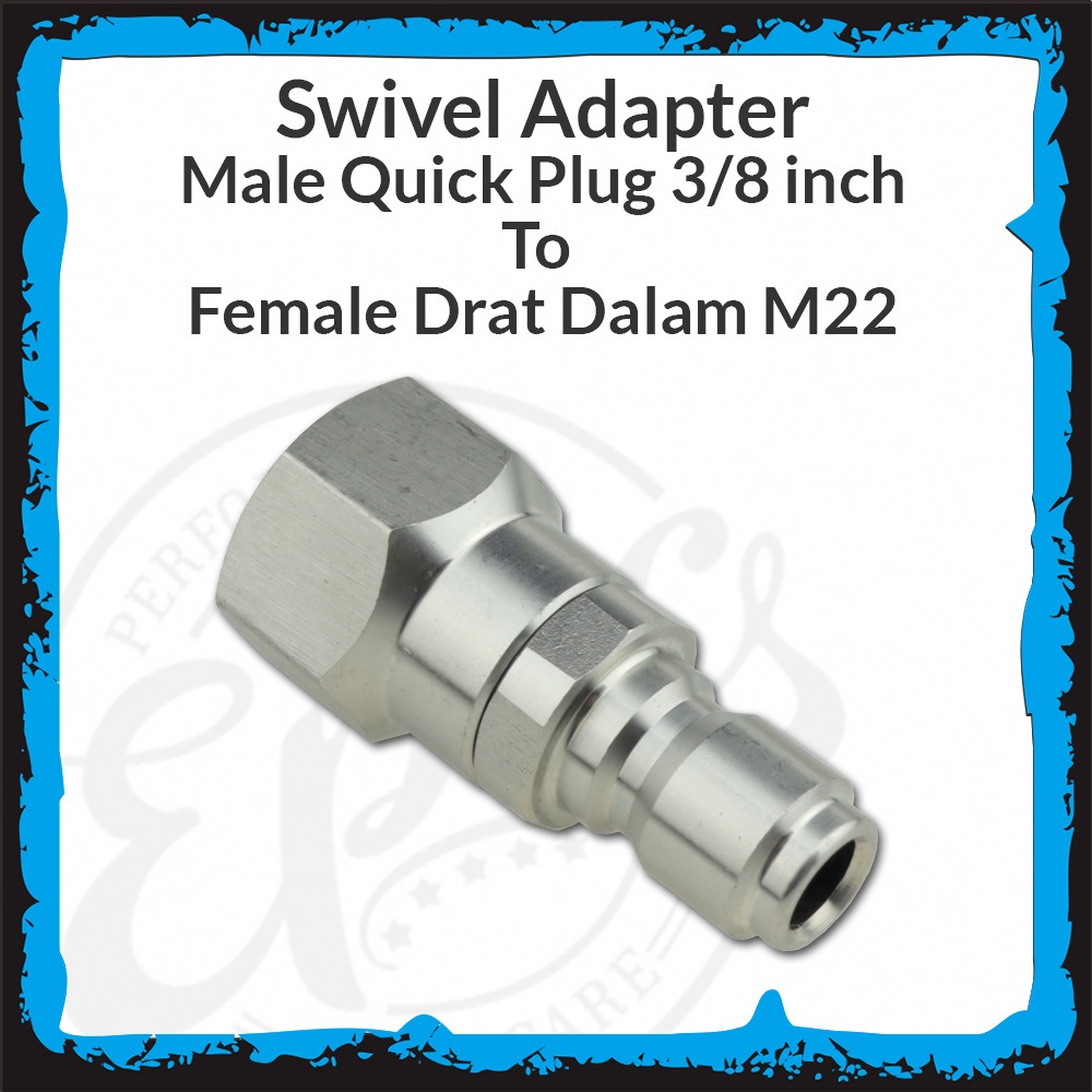 Jual Swivel Adapter Gun Jet Cleaner Mesin Cuci Mobil Swifel Anti ...