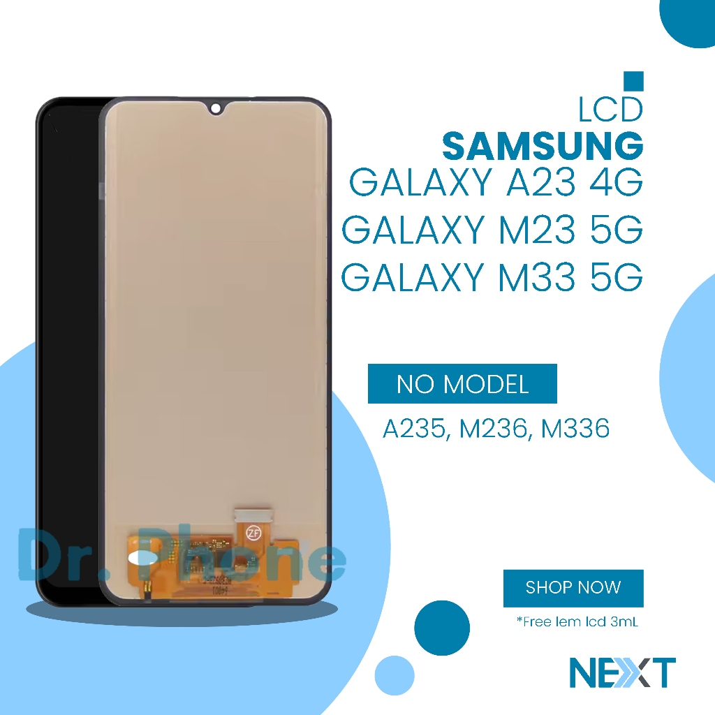 Jual LCD Samsung A23 4G (A235) / M23 5G (M236) / M33 5G (M336 ...