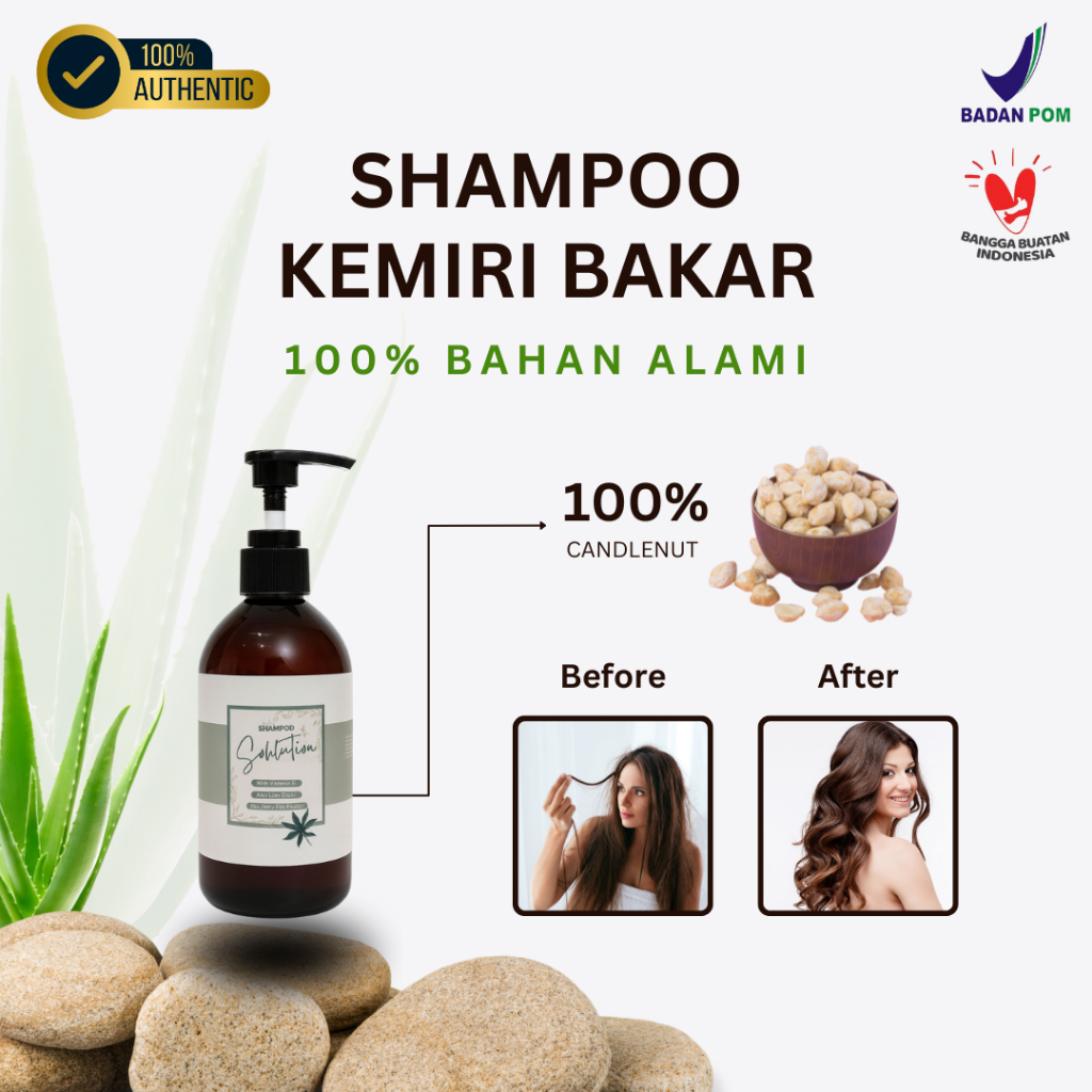 Jual Shampoo Kemiri Bakar 250ml SOHLUTION 100% Alami dan Dapat ...