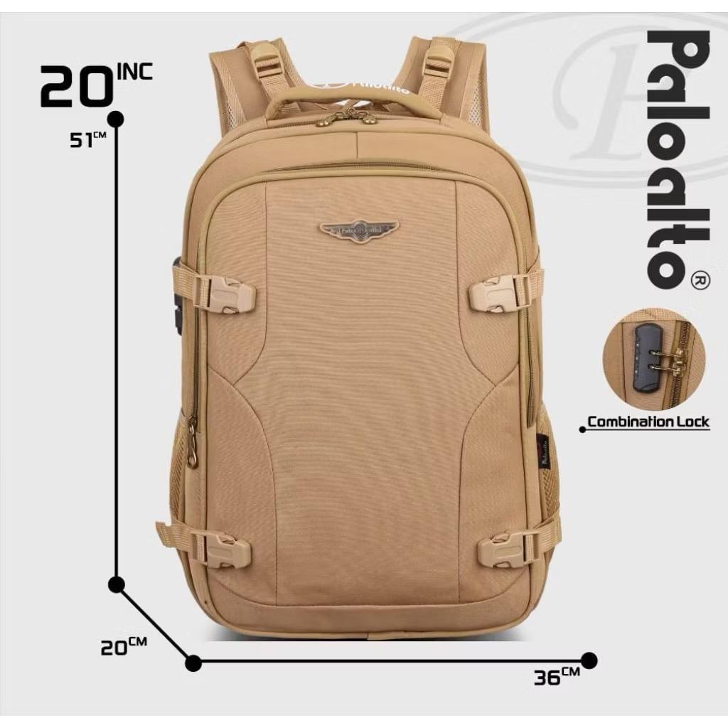 Jual Tas Ransel Alto Denim Kanvas Jumbo / Tas Ransel Palo Alto Denim ...