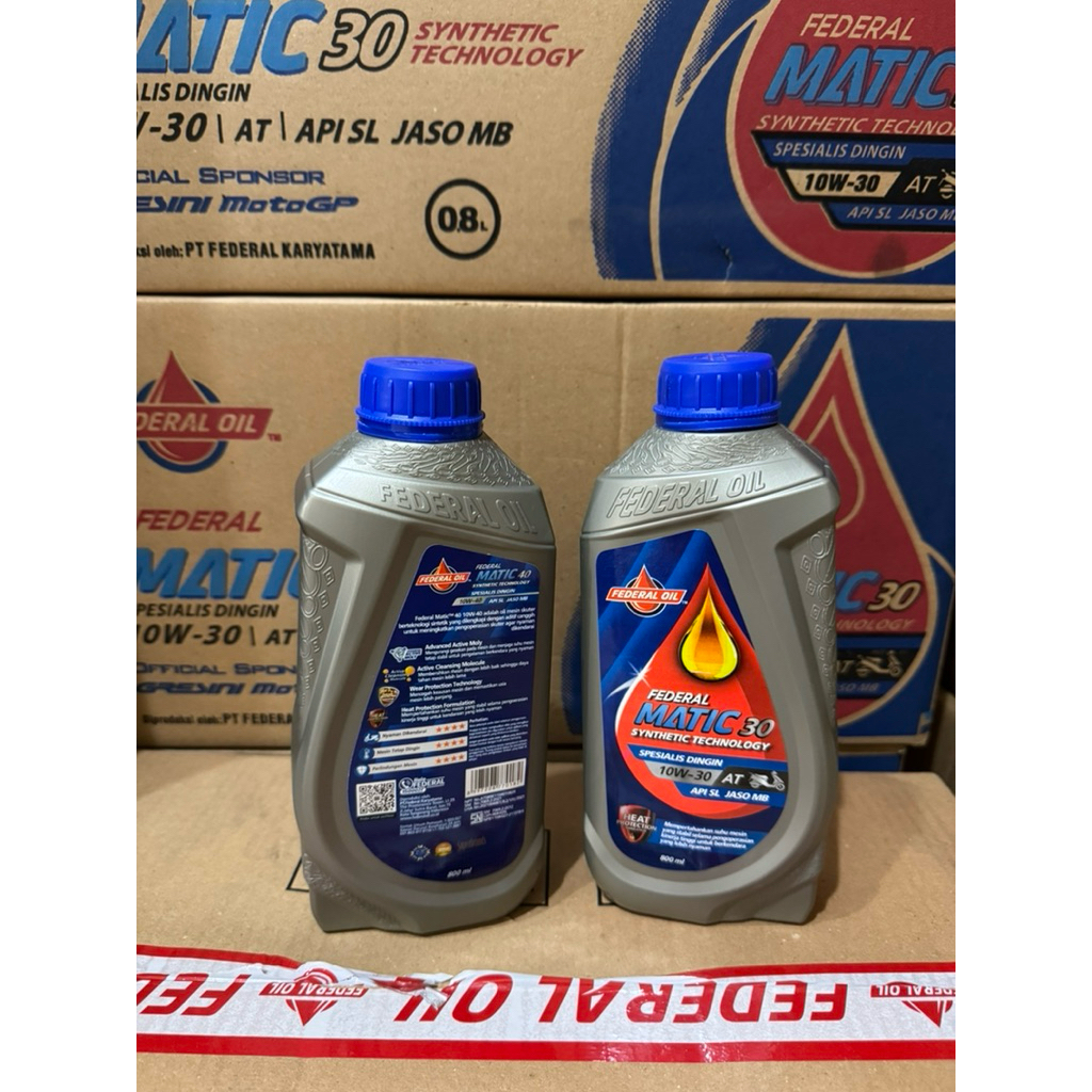 Jual oli federal Matic 800ml silver asli/ori oli dari pabrik utk semua ...
