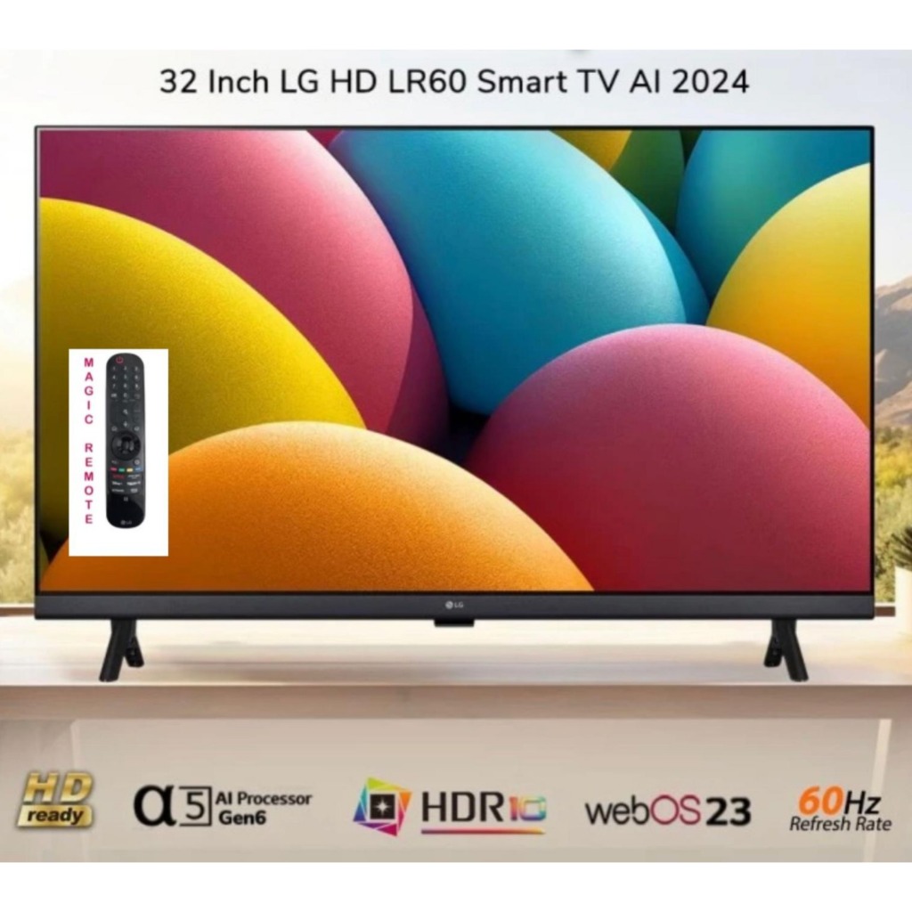 Jual LG 32 INCH 32LR600 SMART TV HD WEBOS MAGIC REMOTE 32LR600BPSA ...