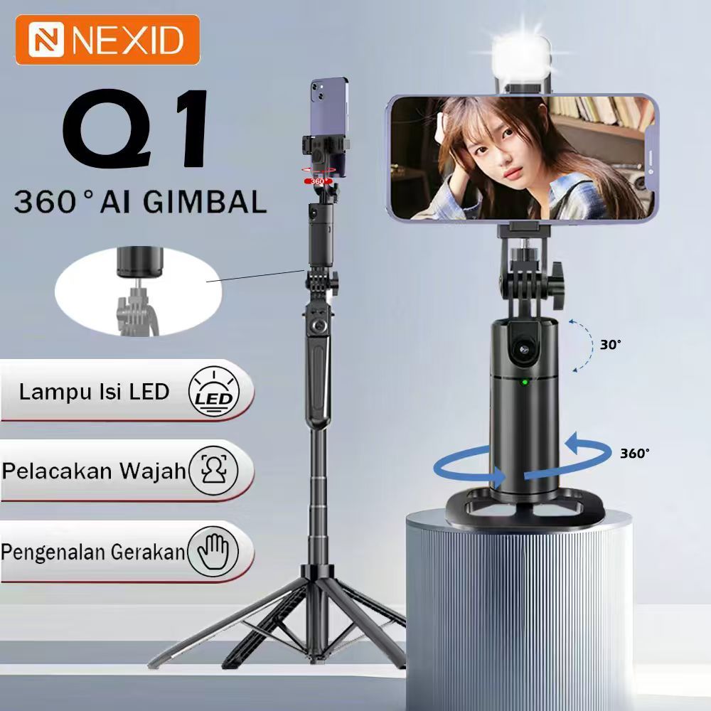 Jual NEXlD Auto Face Tracking Tripod Gimbal 360° Gesture Control Tripod ...
