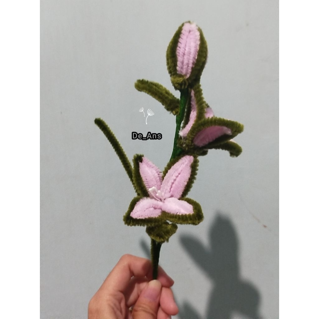 Jual Bunga Artcial/ bunga tangkai dari kawat bulu panjang -+ 30cm (per ...