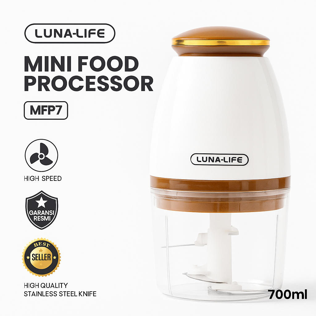 Jual Mini Food Food Processor MFP7 Portabel LunaLife Chopper 700ML ...