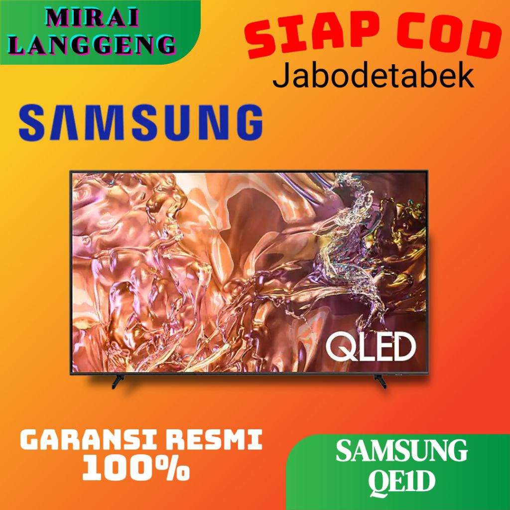Jual Samsung 65 INCH 65QE1D/QA65QE1DAKXXD QLED 4K QE1D Smart TV ...
