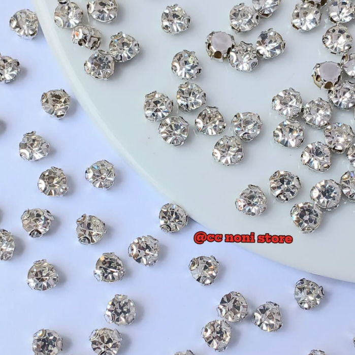 Jual Diamond Cangkang Jahit Kristal Permata Ss 20 Per 20 Butir | Shopee ...