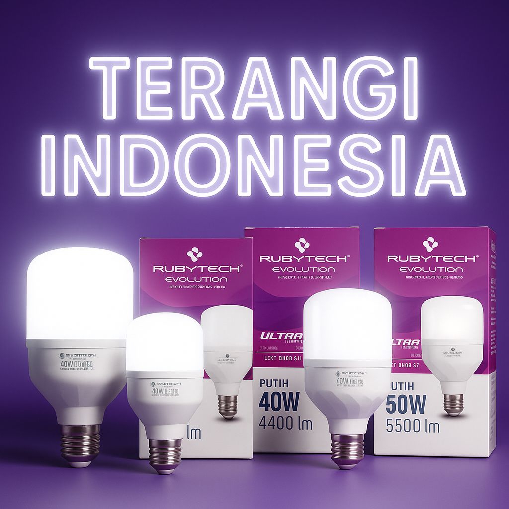 Jual Lampu LED Bergaransi 1 Tahun T Buld 20W 30W 40W 50W Original ...