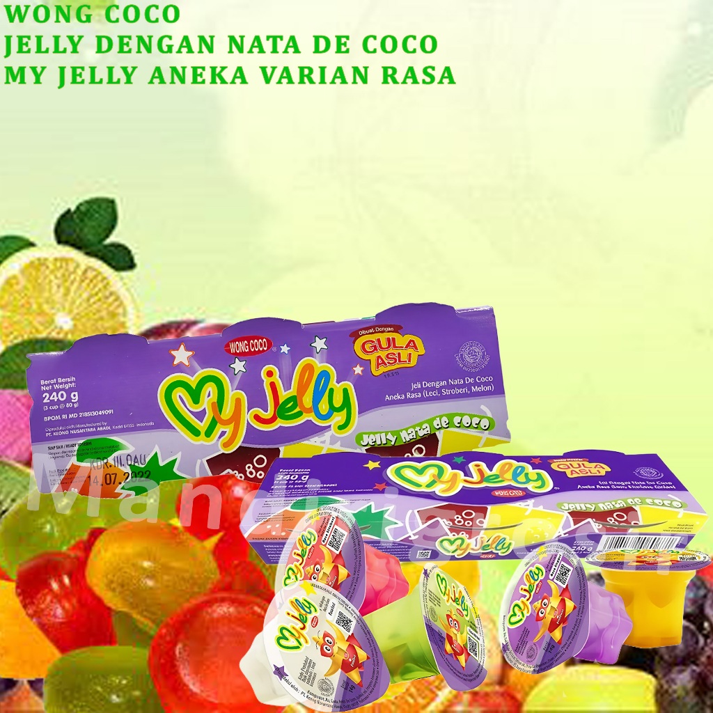 Jual Jelly Dengan Nata De Coco * Wong Coco * My Jelly Aneka Varian Rasa ...