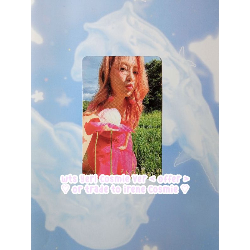 Jual (booked) official photocard red velvet yeri cosmic cosmie version ...