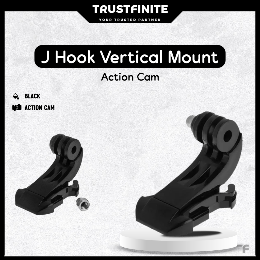 Jual Vertical J Hook Mount for Action Cam GoPro/Osmo Action/SJCam/BPro ...