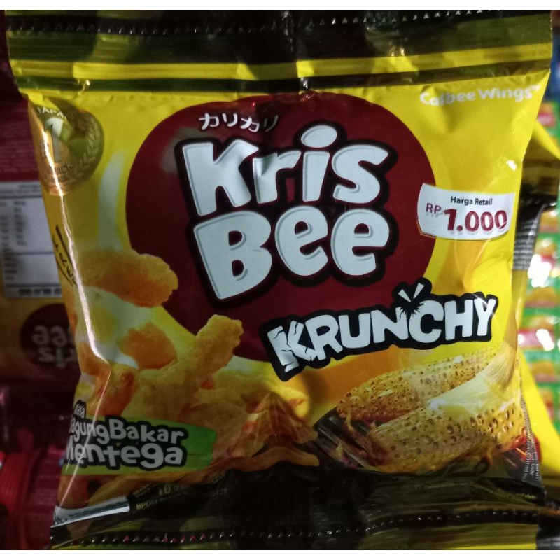 Jual Kris Bee Jagung & Kentang 1 Renceng Isi 10 Bungkus @10g | Shopee ...
