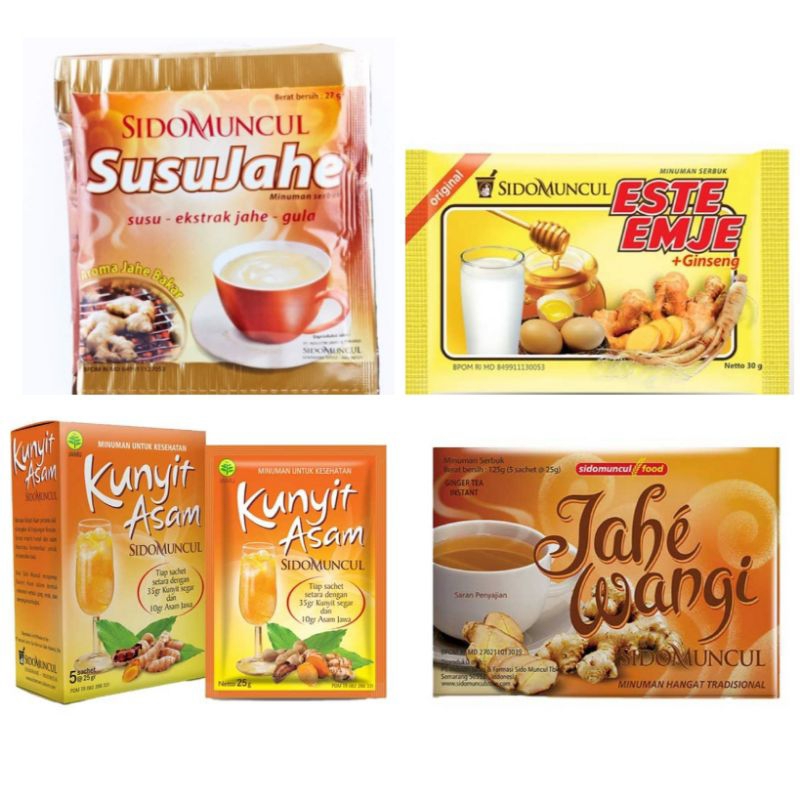 Jual SIDOMUNCUL Aneka minuman herbal Jahe Wangi jahe bubuk stmj kunyit ...