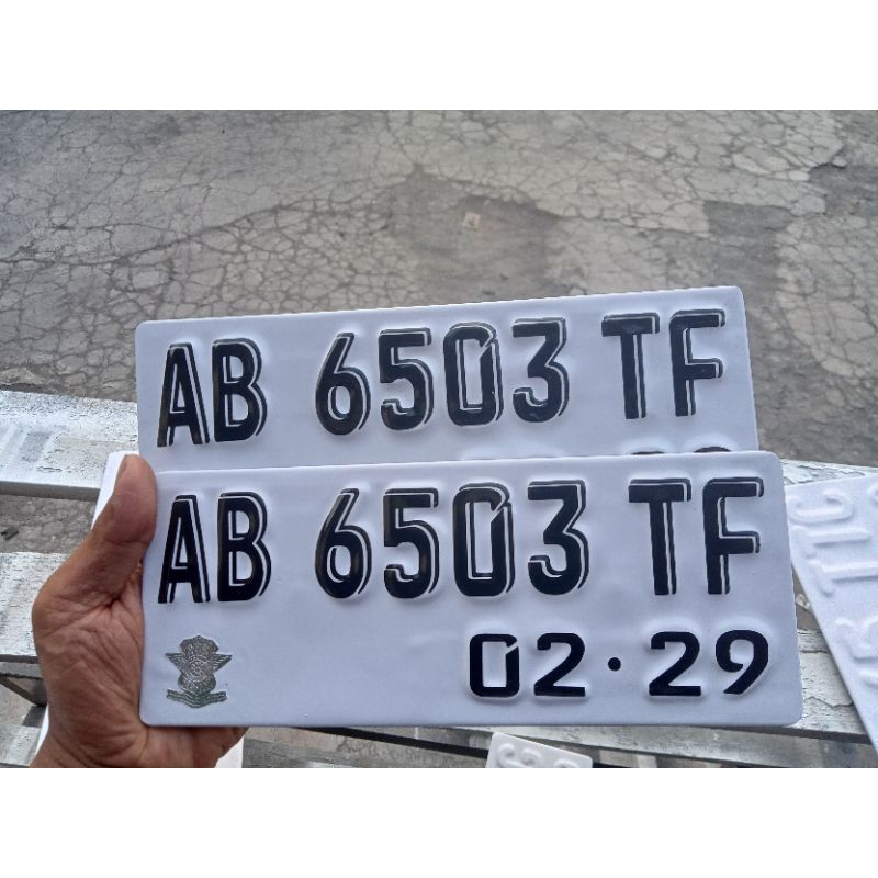 Jual CUSTOM PLAT MOTOR FONT BARU VARIASI | Shopee Indonesia