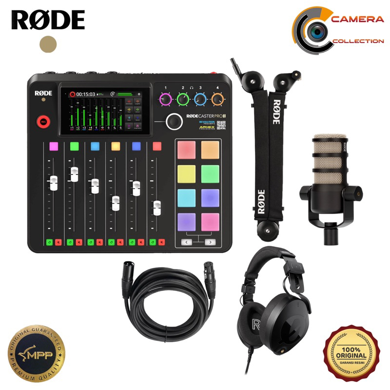 Jual RODE RODECaster Pro II Podcast SOLO Integrated Audio Production ...