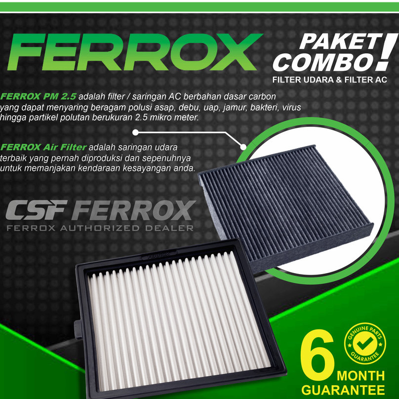 Jual FILTER UDARA + FILTER AC/KABIN FERROX ISUZU MUX/MU-X 2.5L 2013 ...