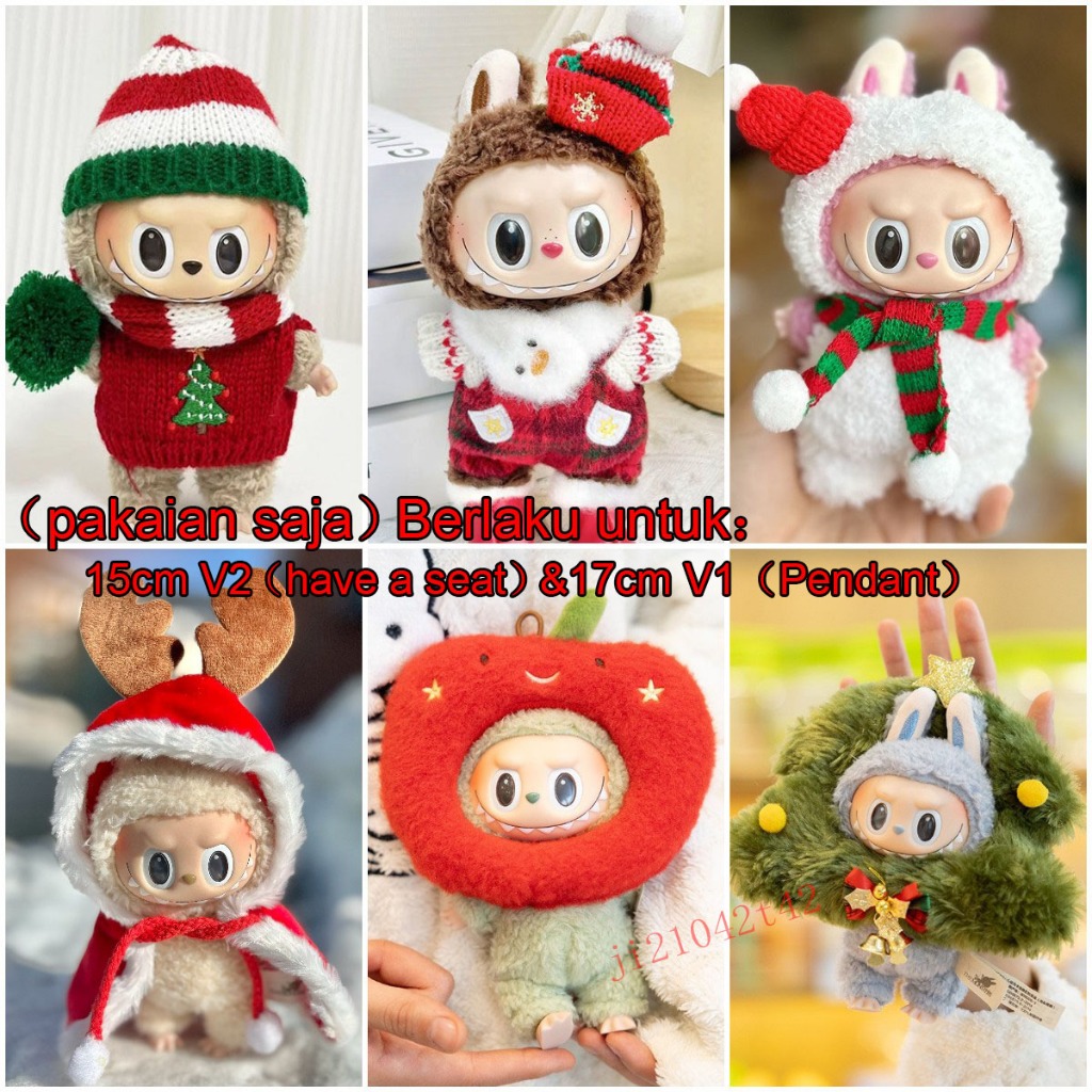Jual 【Ready】labubu clothes ready baju boneka khusus popmart labubu ...