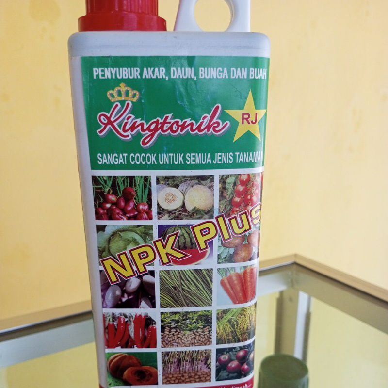 Jual Pupuk daun cair KINGTONIK RJ NPK Plus 1 liter | Shopee Indonesia