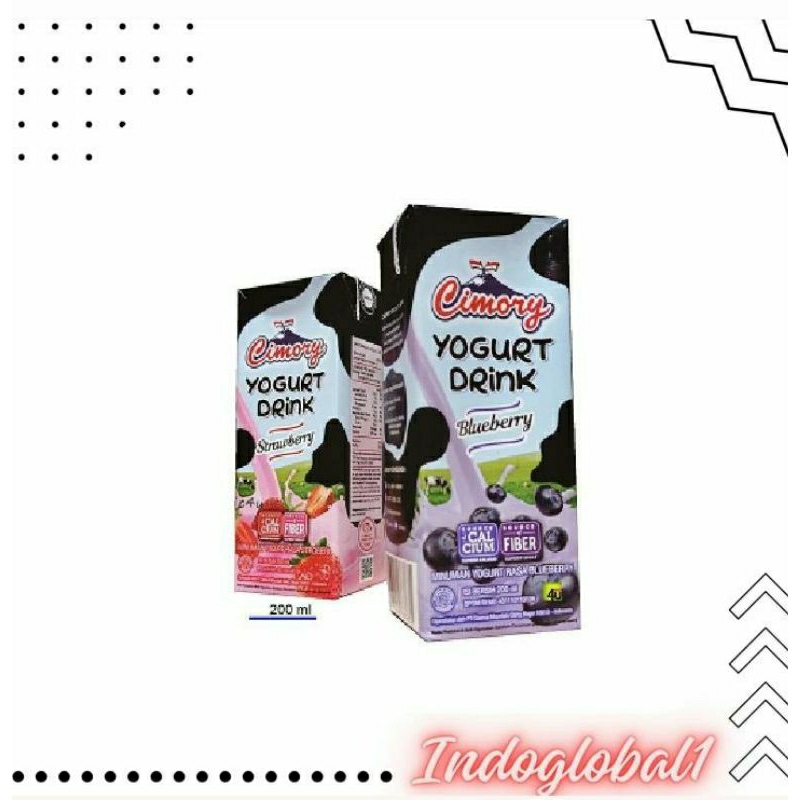 Jual Cimory Yoghurt Drink Strawberry/Blueberry 200 ml (24 pcs) | Shopee Indonesia