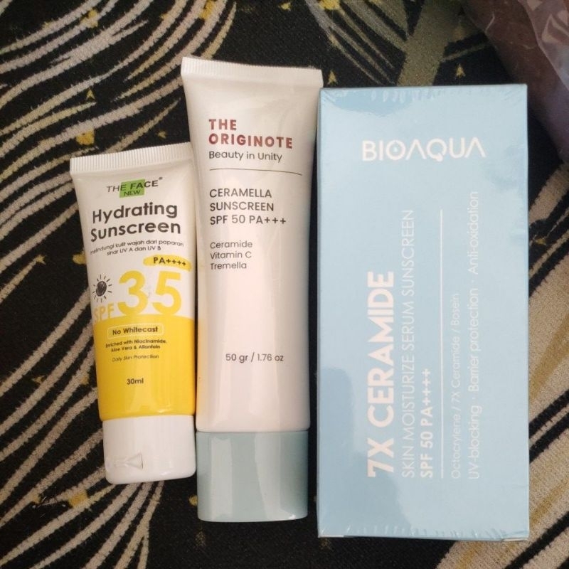 Jual sunscreen originote bioaqua the face original | Shopee Indonesia