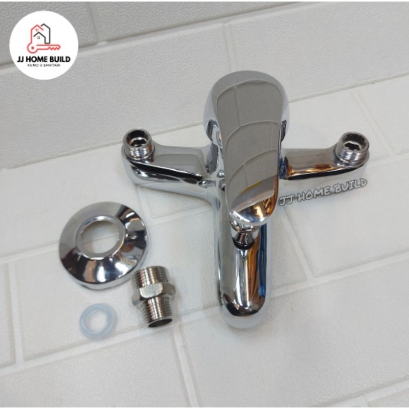 Jual Instant Shower Mixer/Kran Bathup Panas Dingin Tanpa Bobok | Shopee ...