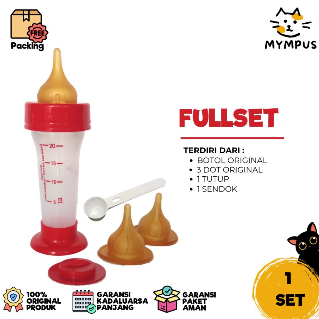 Jual Dot Botol Baby Cat Royal Canin PREMIUM Susu Bayi Anak KUCING Lahir ...