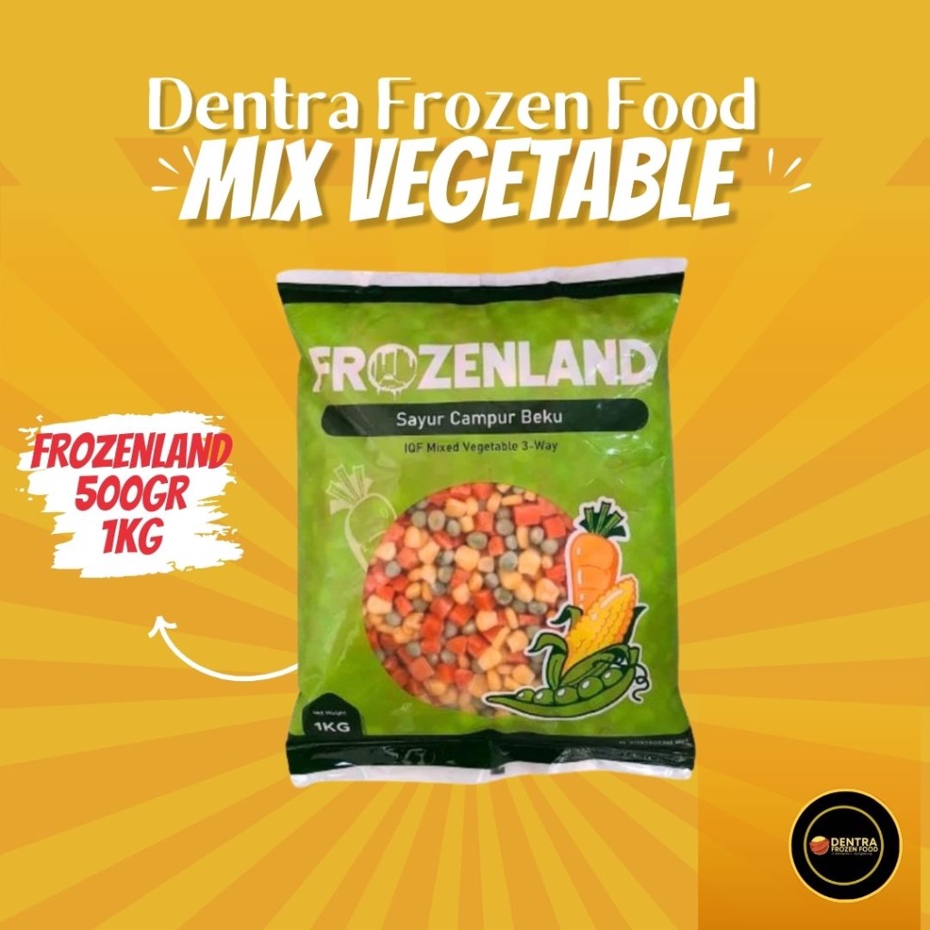 Jual FROZENLAND MIX VEGETABLE 500GR DAN 1KG | Shopee Indonesia