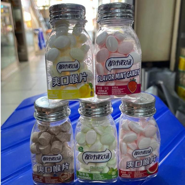 Jual Permen Xinle Kiamboy Semangka Strawberry Lemon Mint / Permen Rasa ...