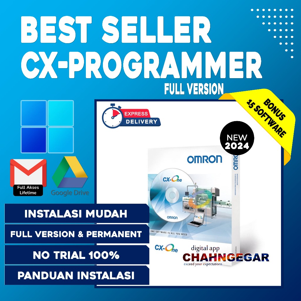 Jual PLC Software Omron CX ONE v4.60 Full License Key | Shopee Indonesia