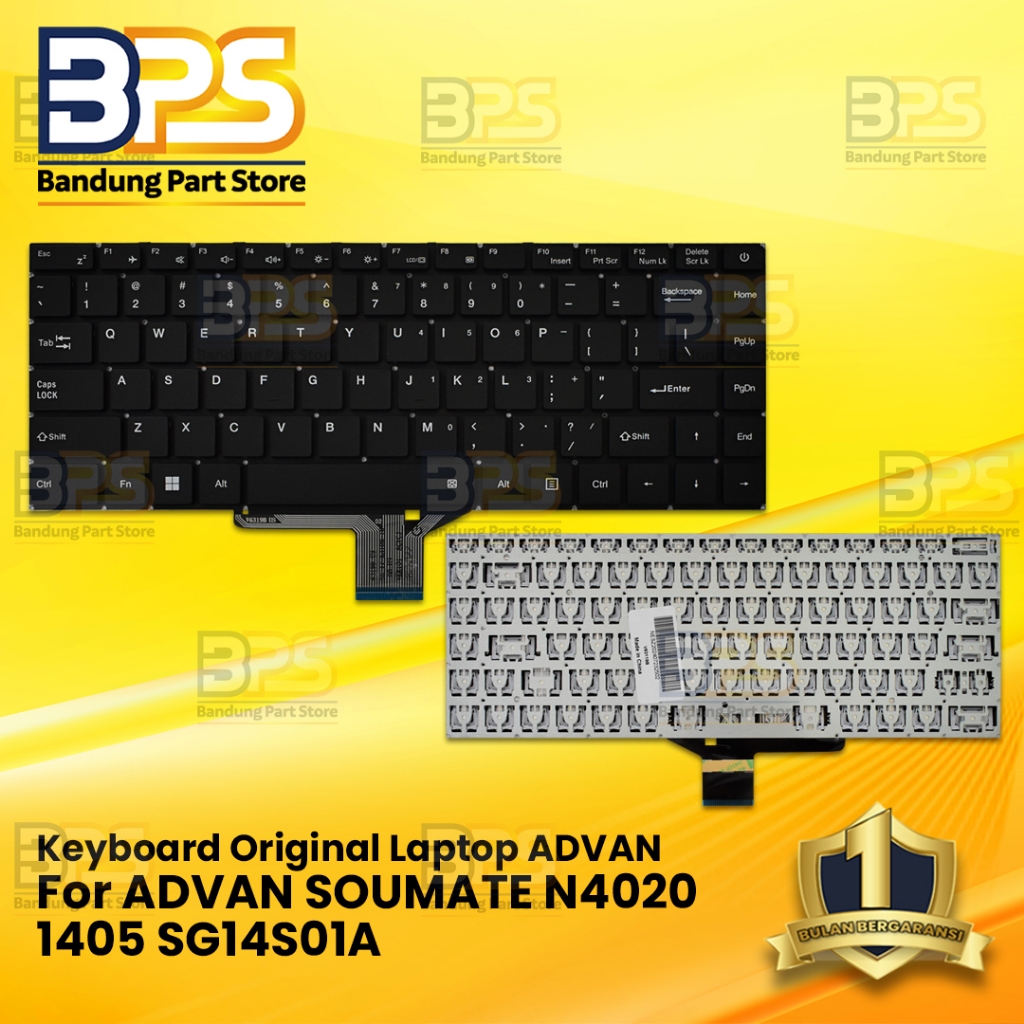 Jual Keyboard Laptop for ADVAN SOUMATE N4020 1405 SG14S01A Tombol Power ...