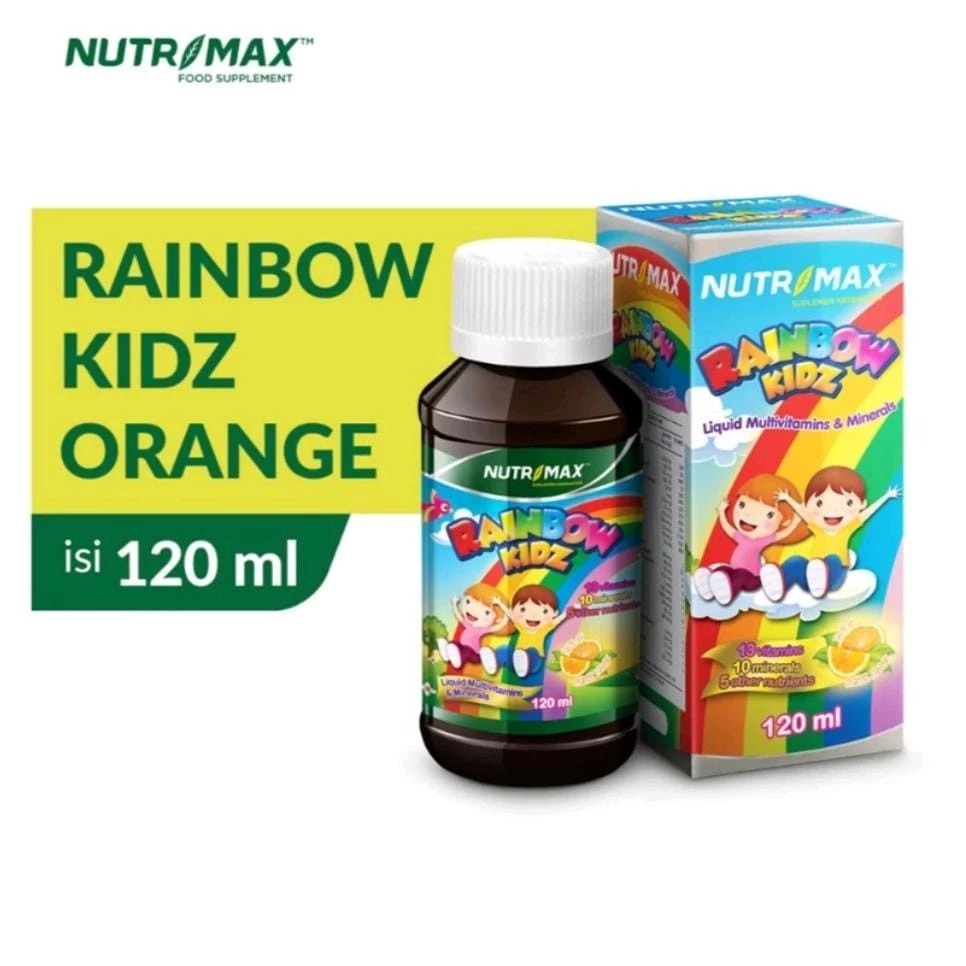 Jual NUTRIMEX Suplemen Kesehatan Rainbow Kids Orange Flavour 120ml ...