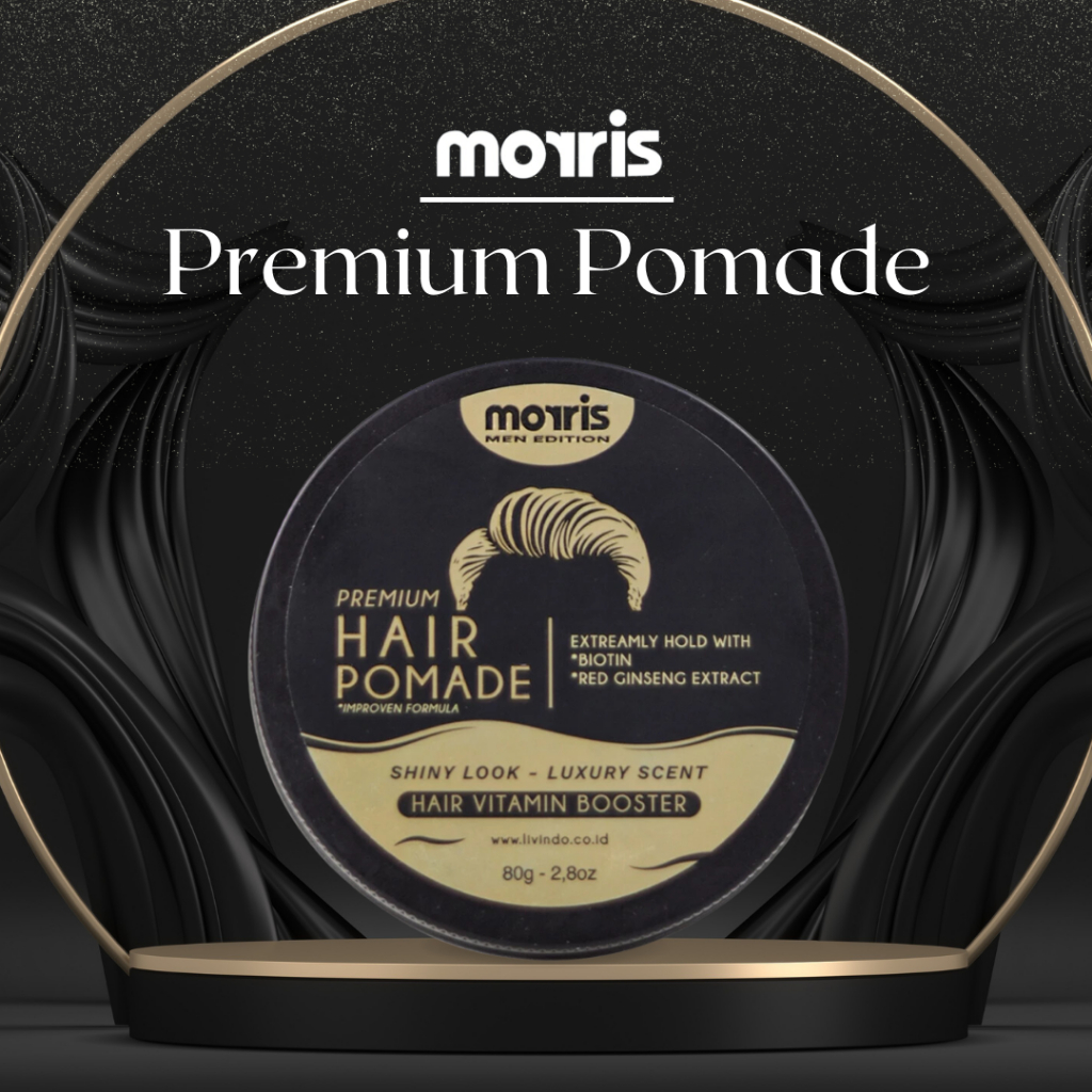 Jual Morris Pomade Premium Shiny Look 80gr | Shopee Indonesia