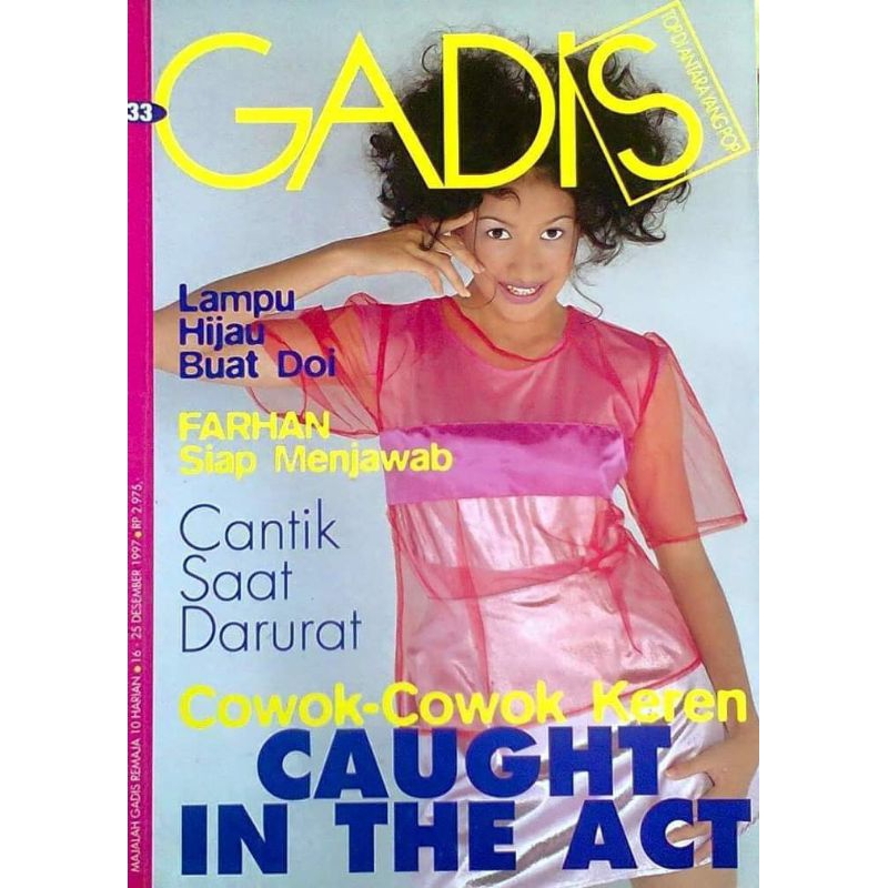 Jual Majalah Gadis Tahun 1997 Cover Fiore | Shopee Indonesia