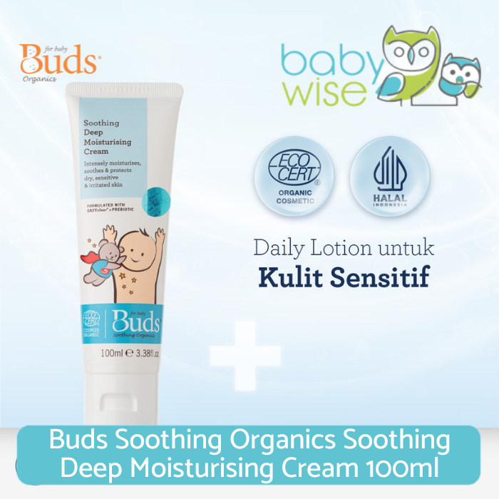Jual Buds Soothing Organics Soothing Deep Moisturising Cream 100ml ...